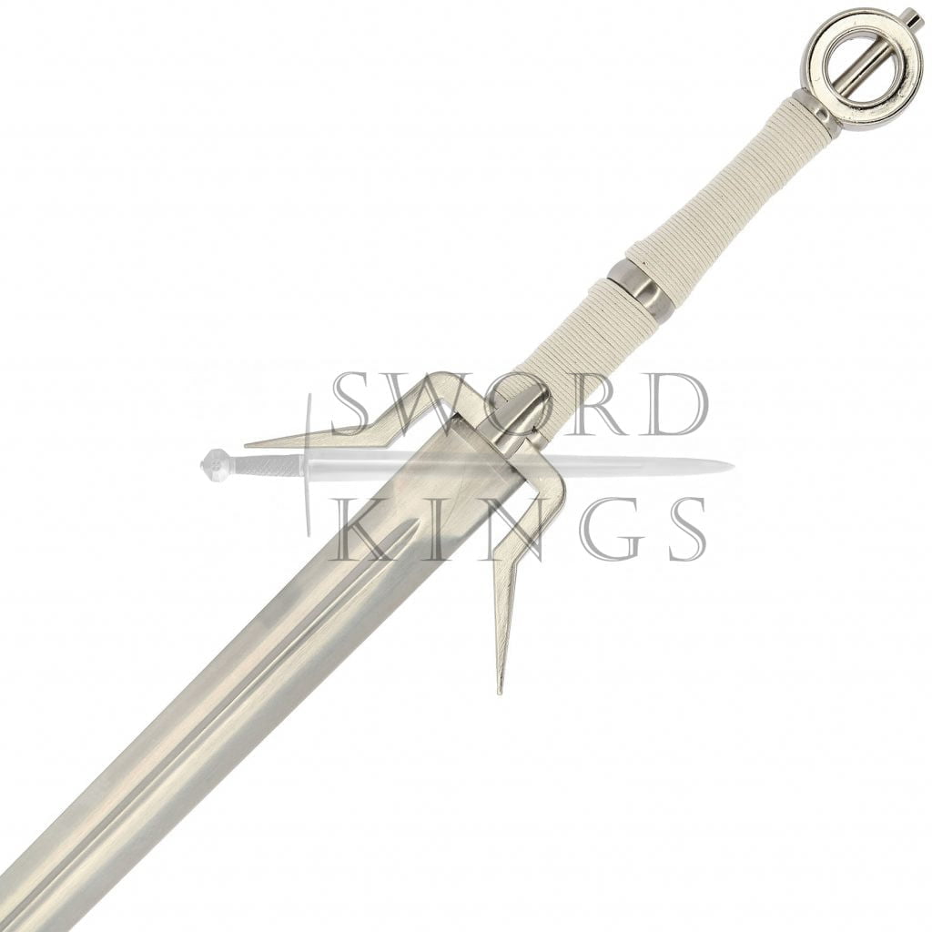 The Witcher Ciri’s Sword white handle with red sheath - Sword Kings